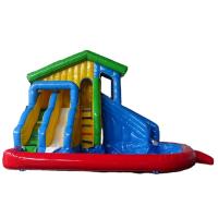 China Kids High Quality Inflatable Small Water Slide on Land for sale