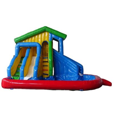 China Kids High Quality Inflatable Small Water Slide on Land for sale