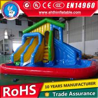 China Kids High Quality Inflatable Small Water Slide on Land for sale