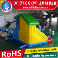 China Kids High Quality Inflatable Small Water Slide on Land for sale