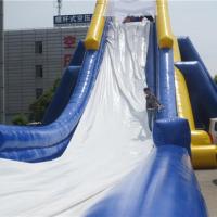 China Giant PVC Inflatable Water Slide 43x14x13m for Adults Summer Outdoor Fun for sale