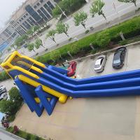 China Giant PVC Inflatable Water Slide 43x14x13m for Adults Summer Outdoor Fun for sale