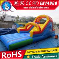China Commercial Inflatable Bouncy Castle Water Slide Combo 4m Durable PVC for Amusement Park Rental for sale