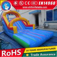China Commercial Inflatable Bouncy Castle Water Slide Combo 4m Durable PVC for Amusement Park Rental for sale