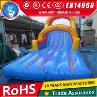 China Commercial Inflatable Bouncy Castle Water Slide Combo 4m Durable PVC for Amusement Park Rental for sale