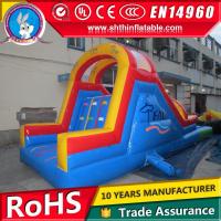 China Commercial Inflatable Bouncy Castle Water Slide Combo 4m Durable PVC for Amusement Park Rental for sale