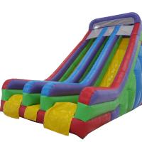 China 26ft Outdoor Inflatable Water Slide for Adults Heavy Duty PVC Tarpaulin Customizable for sale