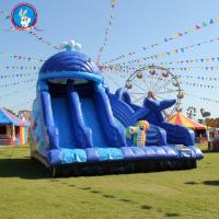 China Ocean Theme Inflatable Water Slide with Optional Pool Combination Custom Layout for Parks and Events for sale