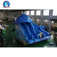 China Ocean Theme Inflatable Water Slide with Optional Pool Combination Custom Layout for Parks and Events for sale