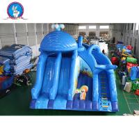 China Ocean Theme Inflatable Water Slide with Optional Pool Combination Custom Layout for Parks and Events for sale
