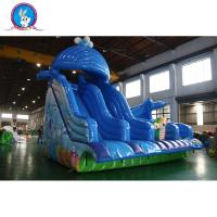 China Ocean Theme Inflatable Water Slide with Optional Pool Combination Custom Layout for Parks and Events for sale