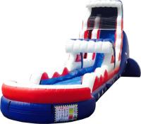 China Commercial Inflatable Water Slide with Pool for Kids and Adults 500kg Capacity for sale
