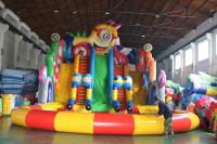 China Commercial PVC Inflatable Water Slide 19.2x13.7x11.5m Durable Indoor Outdoor Water Park for sale