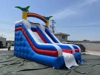 China Commercial PVC Inflatable Water Slide 6x3.8x5m Customized Bounce Slide for Water Park for sale