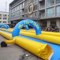 China Factory Price 1000ft Long Inflatable Water Slide Custom Outdoor Slide for Commercial Sale for sale
