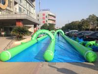 China Custom Color Size Inflatable Water Slide for Adults 10+ Years 100-500kg Capacity Outdoor Fun City Slide for sale