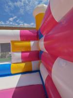 China Custom Inflatable Bounce House with Slide 3m Play Zone for Kids Party School Event Rental for sale
