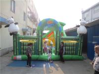 China Commercial Inflatable Bounce House with Slide Large Panda Jumper Bouncy Castle 3m x 3m for sale