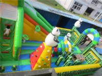 China Commercial Inflatable Bounce House with Slide Large Panda Jumper Bouncy Castle 3m x 3m for sale