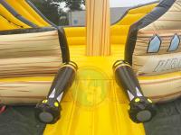 China Custom Inflatable Pirate Ship Amusement Park 9x4.5x5m Durable PVC Kids Fun Playground Commercial Use for sale