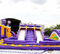 China Custom Giant Inflatable Amusement Park Bounce House 25x20m PVC Material for Kids Adults Indoor Outdoor for sale
