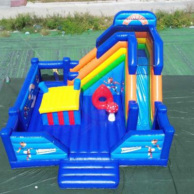 China Custom Inflatable Bouncer Slide Combo Fun Park 3 in 1 for Kids Party Rental Business Indoor Outdoor Use for sale