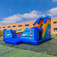 China Custom Inflatable Bouncer Slide Combo Fun Park 3 in 1 for Kids Party Rental Business Indoor Outdoor Use for sale