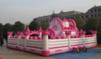 China Custom Inflatable Bouncy Castle with Slide for Kids 2-13 Years PVC 2 Year Warranty for sale