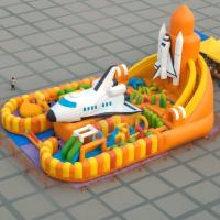 China Large Custom Inflatable Amusement Park 10m x 8m Commercial Outdoor Playground for Events for sale