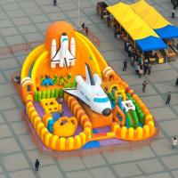 China Large Custom Inflatable Amusement Park 10m x 8m Commercial Outdoor Playground for Events for sale