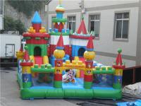 China Commercial Inflatable Fun City Bouncy Castle Outdoor Playground for Kids 5-10 Capacity for sale