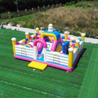 China Custom Inflatable Bounce House Slide Combo Kids Fun Park 3m x 3m Cartoon Theme Party Castle for sale