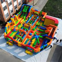 China Commercial Inflatable Fun Park 15m x 8m Multi Zone Play Structure for Events and Rentals for sale