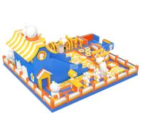 China Inflatable Bounce House Obstacle Course for Kids Commercial Grade PVC 0.4mm Custom Size for sale