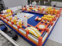 China Inflatable Bounce House Obstacle Course for Kids Commercial Grade PVC 0.4mm Custom Size for sale