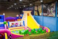 China Customized Large Inflatable Slide Bouncer Obstacle Course 0.55mm PVC Outdoor Sports for Fun for sale