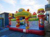 China Inflatable Bouncy Castle with Slide 6x5x3.3m Customizable PVC Bounce House for Kids Outdoor Play for sale