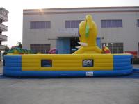 China Commercial Large Elephant Inflatable Bouncer Combo Fun City Jumping Castle EN14960 Certified Custom Size for sale