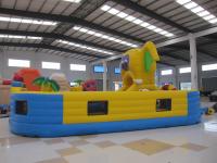 China Commercial Inflatable Bouncy Castle for Kids 35 Capacity PVC Fun City Playground for sale