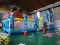China Custom Inflatable Bear Theme Fun Park with Slide Bounce Combo for Indoor Outdoor Party Rental 12m for sale