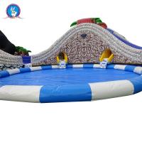 China Custom Commercial Outdoor Water Park Inflatable 35x35x8.7m PVC Summer Equipment TH-WP-001 for sale