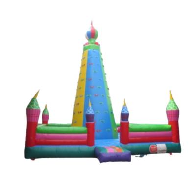 China Inflatable Rock Climbing Wall 100-500kg Capacity Customizable PVC Climbing Tower for Indoor Outdoor Sports for sale