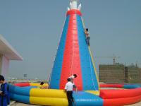 China Inflatable Rock Climbing Wall 100-500kg Capacity Customizable PVC Climbing Tower for Indoor Outdoor Sports for sale