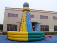 China Inflatable Rock Climbing Wall 100-500kg Capacity Customizable PVC Climbing Tower for Indoor Outdoor Sports for sale