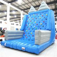 China Customized Inflatable Rock Climbing Wall for Indoor Playground 5-10 Person Capacity PVC for sale