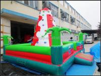China Inflatable Climbing Wall for Kids Commercial Grade PVC Rock Wall 8ft Height for sale