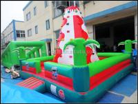 China Inflatable Climbing Wall for Kids Commercial Grade PVC Rock Wall 8ft Height for sale
