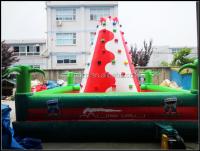 China Inflatable Climbing Wall for Kids Commercial Grade PVC Rock Wall 8ft Height for sale