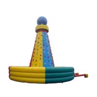 China Custom Inflatable Rock Climbing Wall 8x8x8.5m Outdoor Sport Games for Sale for sale