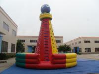 China Custom Inflatable Rock Climbing Wall 8x8x8.5m Outdoor Sport Games for Sale for sale